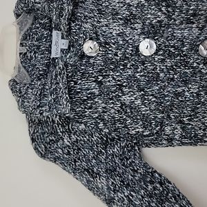 Windi River | Sweaters | Windi River Variegated Sage Green Black White ...